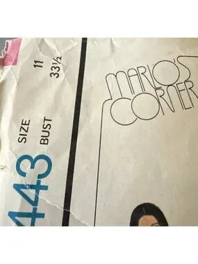 McCall's | Office | 97s Mccalls 4443 Halter Dress Size 11 Sewing ...